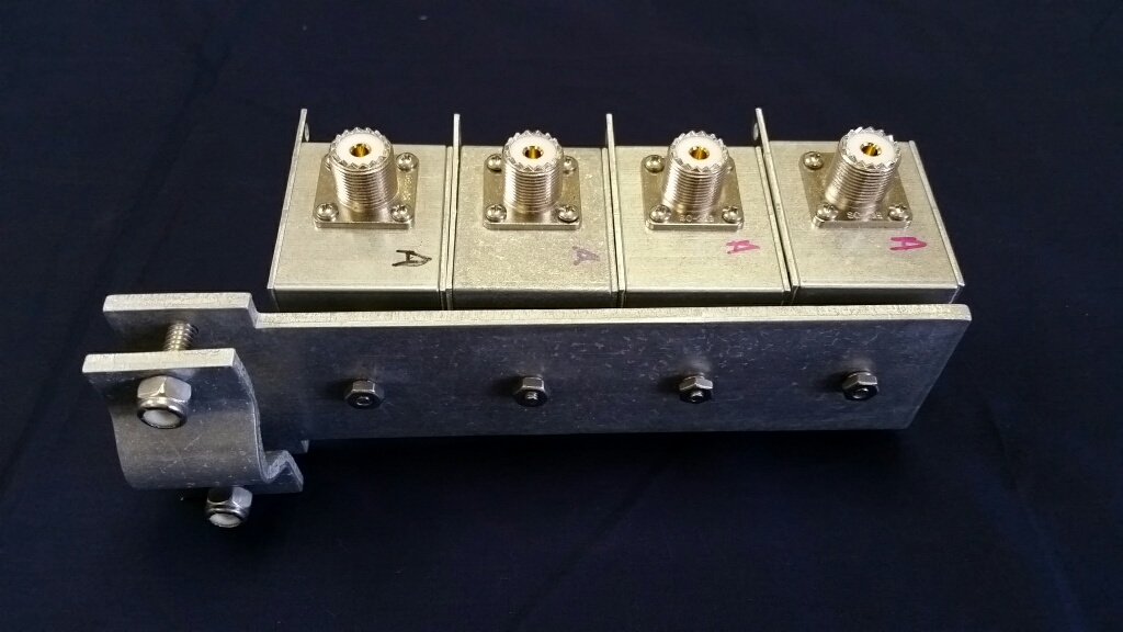 Multiple lightning arresters bracket for the AS-300 series arresters
